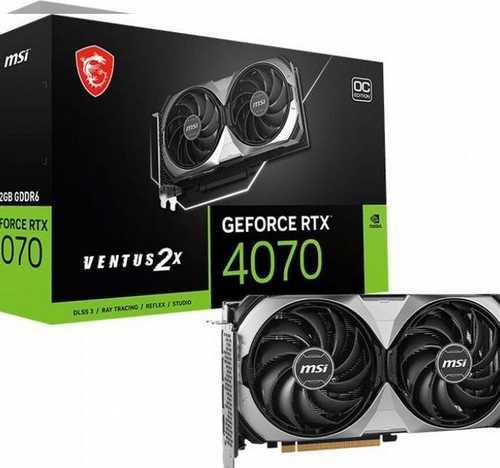 MSI Видеокарта GeForce RTX 4070 ventus 2X E1 OC 12