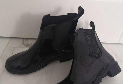 Резиновые сапоги Rieker. Тёплые