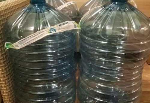 Бутылки пластиковые 19л с крышками