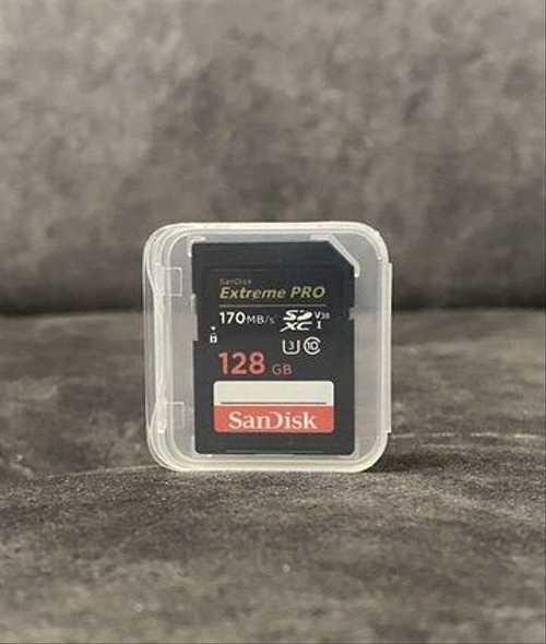 Быстрый SanDisk V30 170mb/s на 128gb