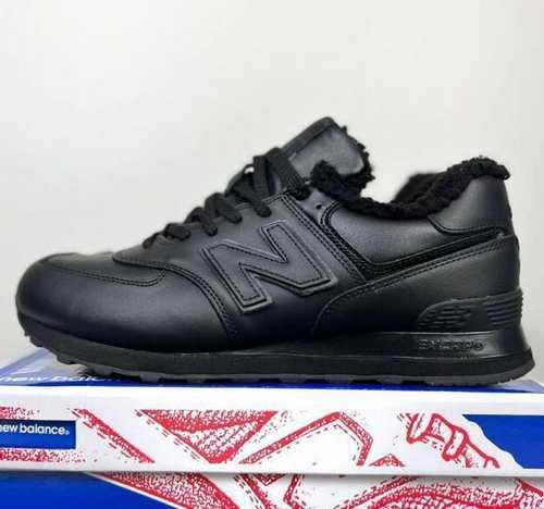 Зимние кроссовки New Balance 574 с мехом