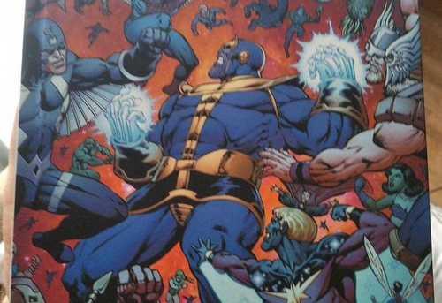 Комикс Танос Чёрная вдова Гамбит Marvel