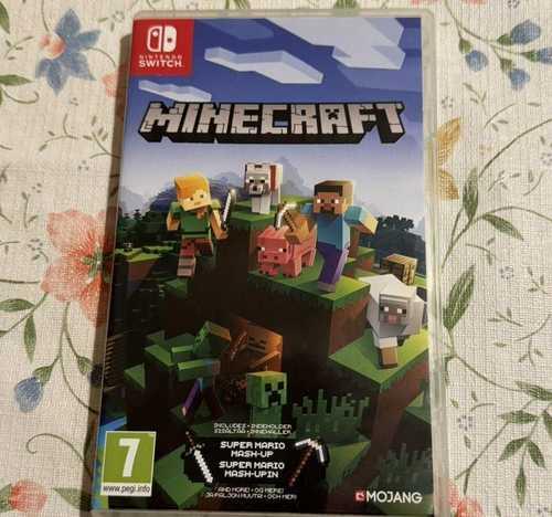 Minecraft nintendo switch картридж