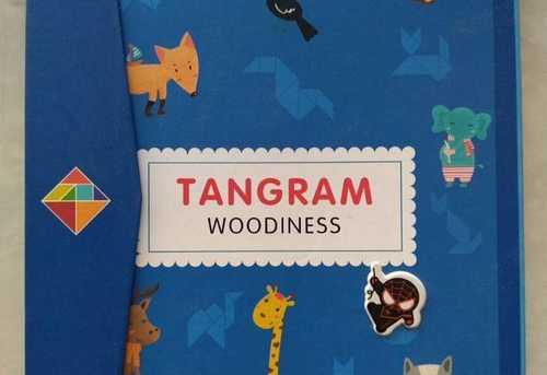 Деревянная магнитная головоломка Танграм