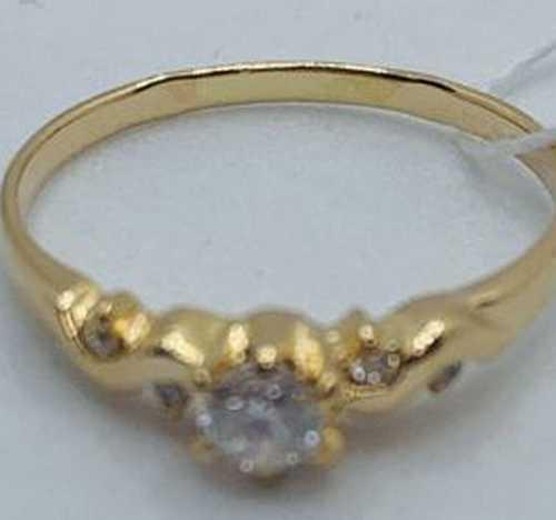 Золотое кольцо с Фианитом (11850)