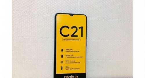 Смартфон Realme C21 3/32GB(Н.Сусловой)