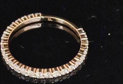 Золотое кольцо 15,5 размер (28)