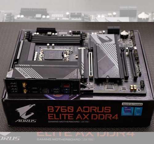 Материнская плата gigabyte B760 aorus elite AX DDR