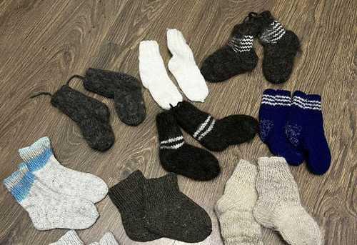 Носки шерстяные,вязаные детские носки,варежки