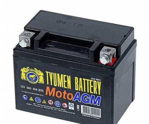 Аккумулятор Тюмень moto 6мтс-4 AGM