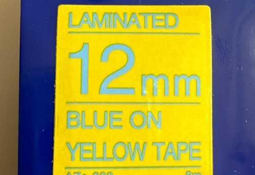 Картридж Brother TZE 231 12mm Blue on Yellow