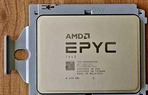 AMD Epyc 7643 48 ядер 2.3-3.5Ghz 256mb 225w