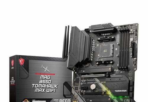 MSI mag B550 tomahawk MAX wifi + проц