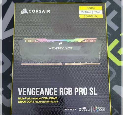 Corsair Vengeance RGB DDR4 2x16Gb 3600