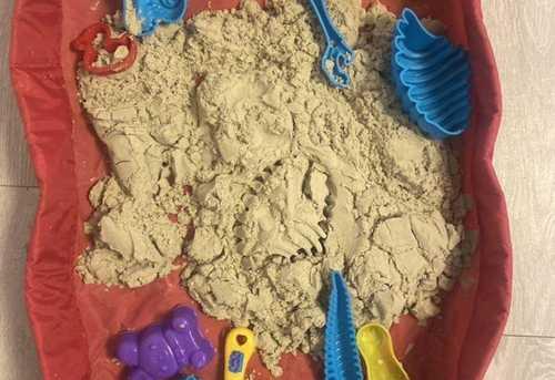 Кинетический песок с песочницей