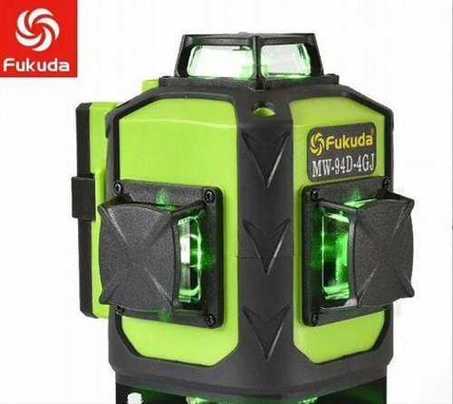 Лазерный уровень/нивелир.Fukuda 4D Green.Гарантия