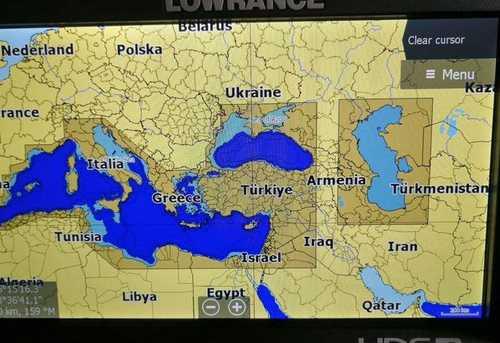 С-map RS-Y045 Черное Средиземное Каспийское море
