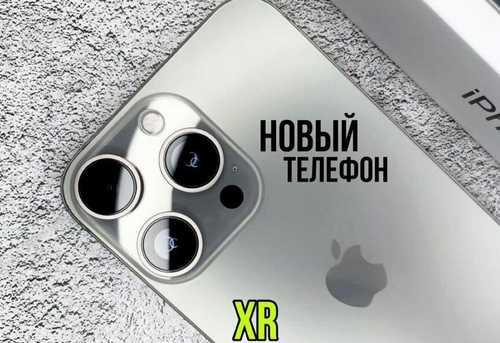 iPhone Xr в корпусе 15 pro Titan