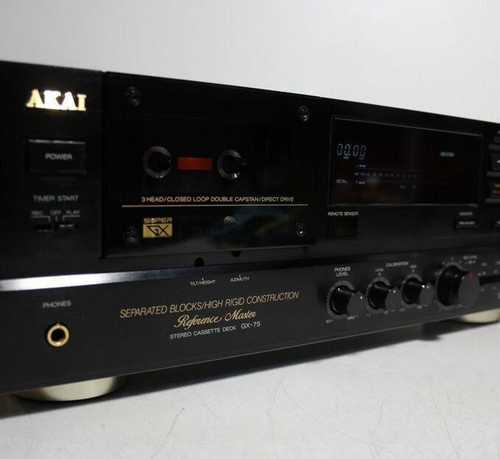 Akai GX-75 Трехголовая кассетная дека Japan