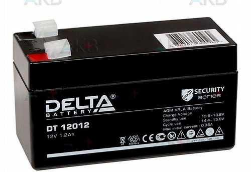 Аккумулятор для ибп Delta DT 12012 1,2Ач (97x44x59