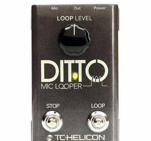 Напольная вокальная педаль TC helicon ditto MIC looper