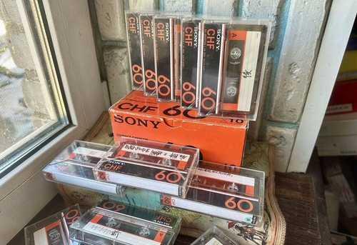 Аудиокассеты Sony CHF-60,под запись