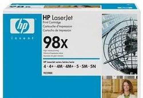 HP (98X) 92298X картридж черный (синий дизайн)
