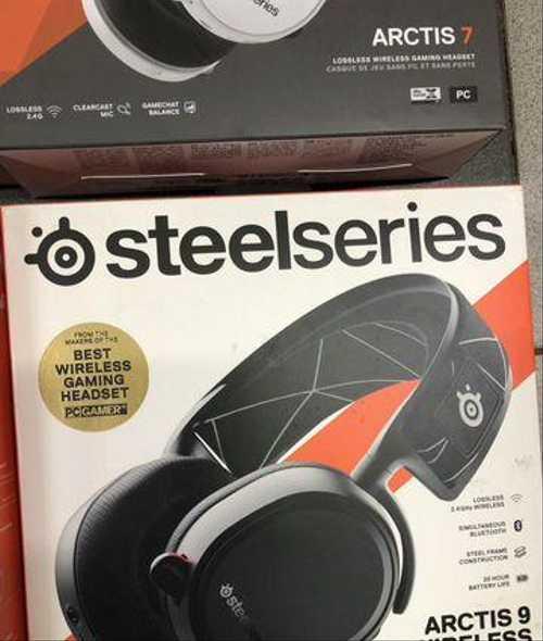 Наушники с микрофоном Steelseries Arctis 9 черный