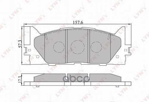 BD-7530 колодки дисковые передние Toyota Camry