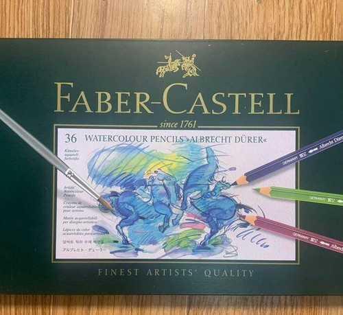 Акварельные карандаши faber castell