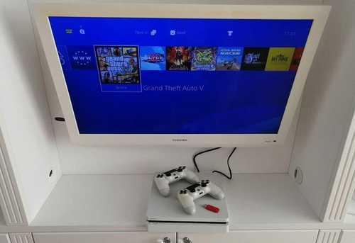 Sony playstation 4 slim 500gb прошитая с играми