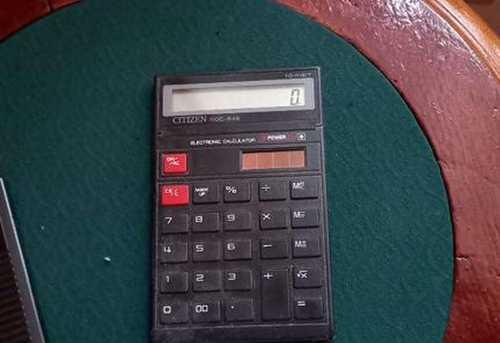 Калькулятор citizen sdc 848