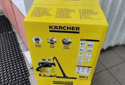 Хозяйственный пылесос Karcher WD 3 P V с розеткой