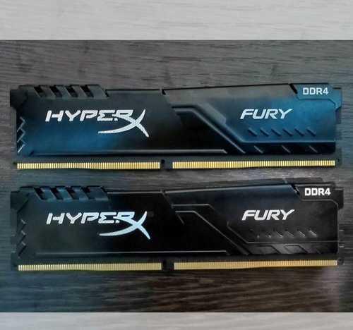 Оперативная память Kingston Fury ddr4 16 gb (8x2)