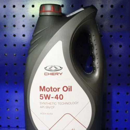 Масло моторное синтетическое 5W40 4л chery оригина