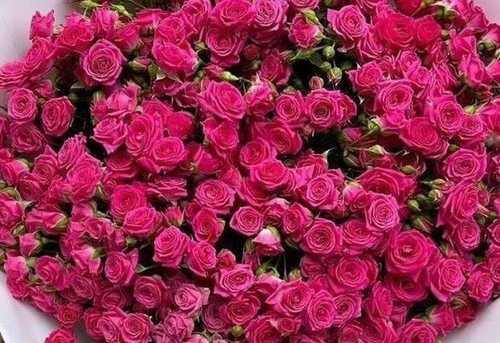 Кустовые розы букет,букеты цветы с доставкой