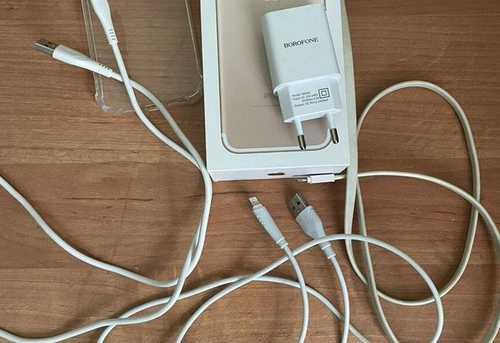 Зарядка на iPhone шнур коробка