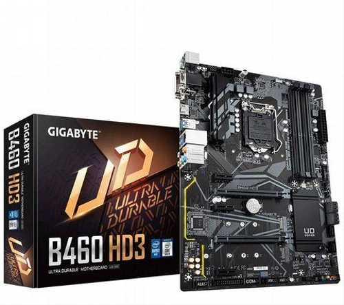 Материнская плата gigabyte B460 HD3 сокет LGA 1200