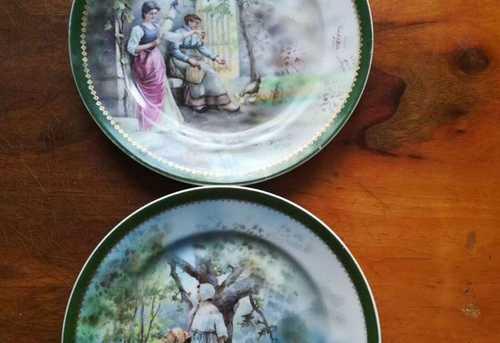 Антикварные тарелки Кузнецова 19 - 20 век