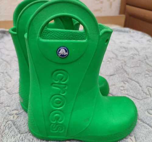 Резиновые сапоги crocs