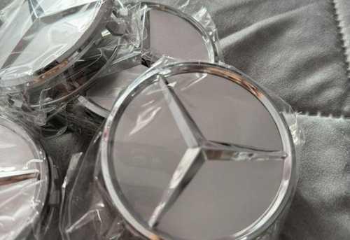 Колпачки заглушки на литые диски Mercedes