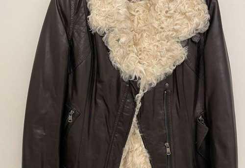 Кожаная куртка новая натур овчина женская косуха