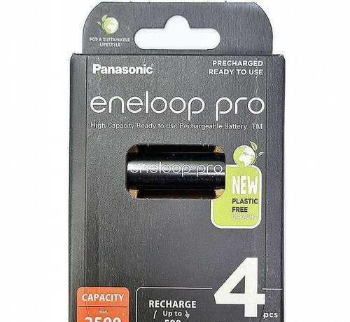 Аккумуляторы Panasonic Eneloop Pro AA (блистер 4 ш