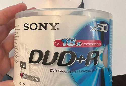 Диск Sony DVD+R, 4.7Gb, 30шт