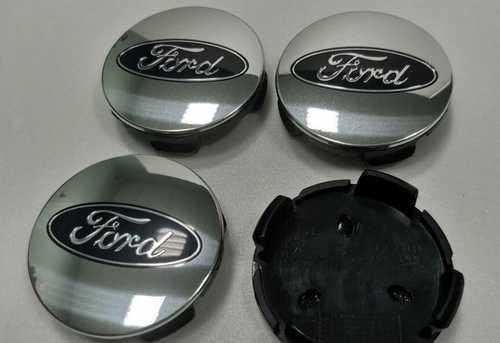 4шт Ford колпаки для дисков 65мм, хром