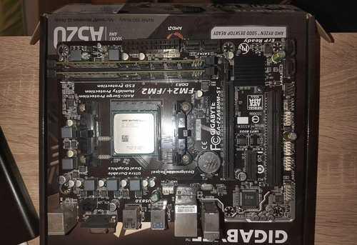 Материнская плата FM2 +процессор А6-7400
