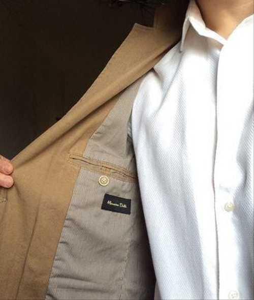 Massimo Dutti пиджак льняной
