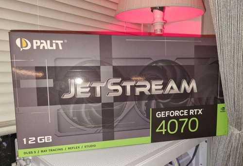 Видеокарта Palit GeForce RTX 4070 JetStream 12gb