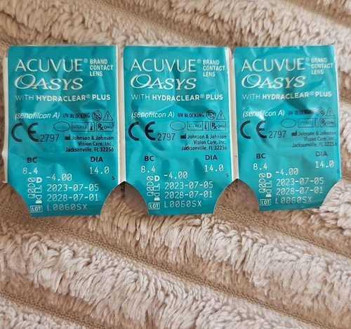 Линзы контактные acuvue oasys двухнедельные