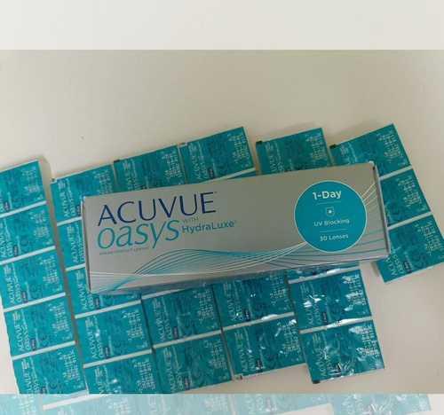 Линзы acuvue oasys однодневные -2.5